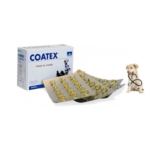 VetPlus Coatex Caps Blister | for Dogs (240pk) | at Petremedies